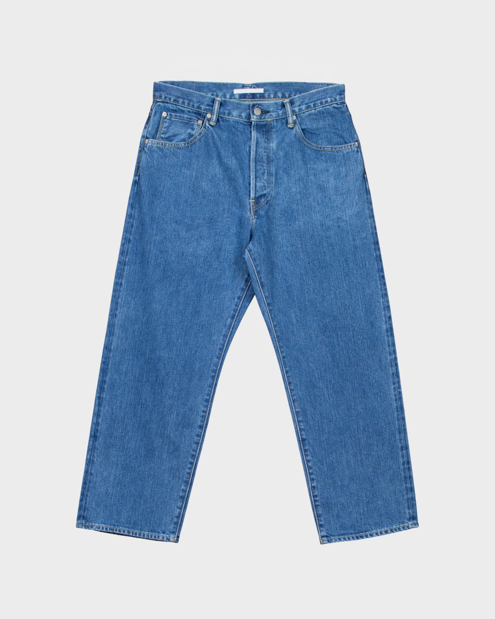 Hatski Jean 22003 Wide Tapered Used Blue Denim - Drapeur
